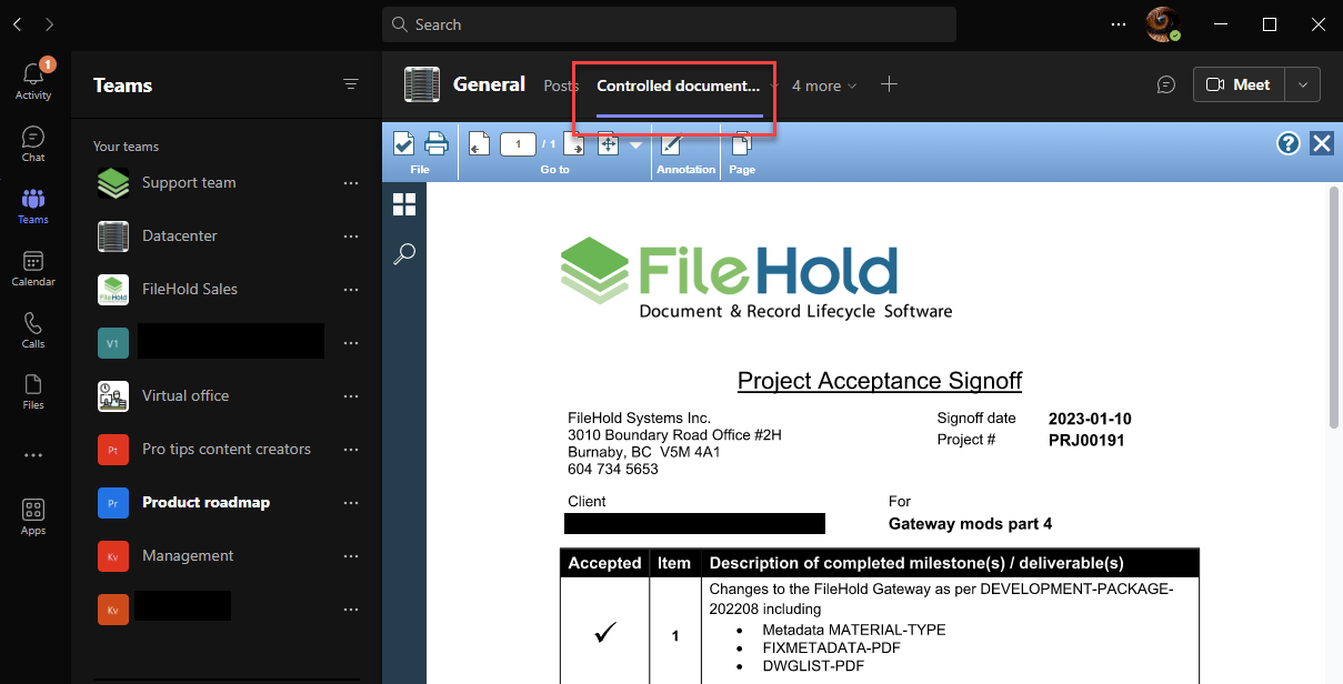 Introducing two-way integration with Microsoft Teams - FileHold